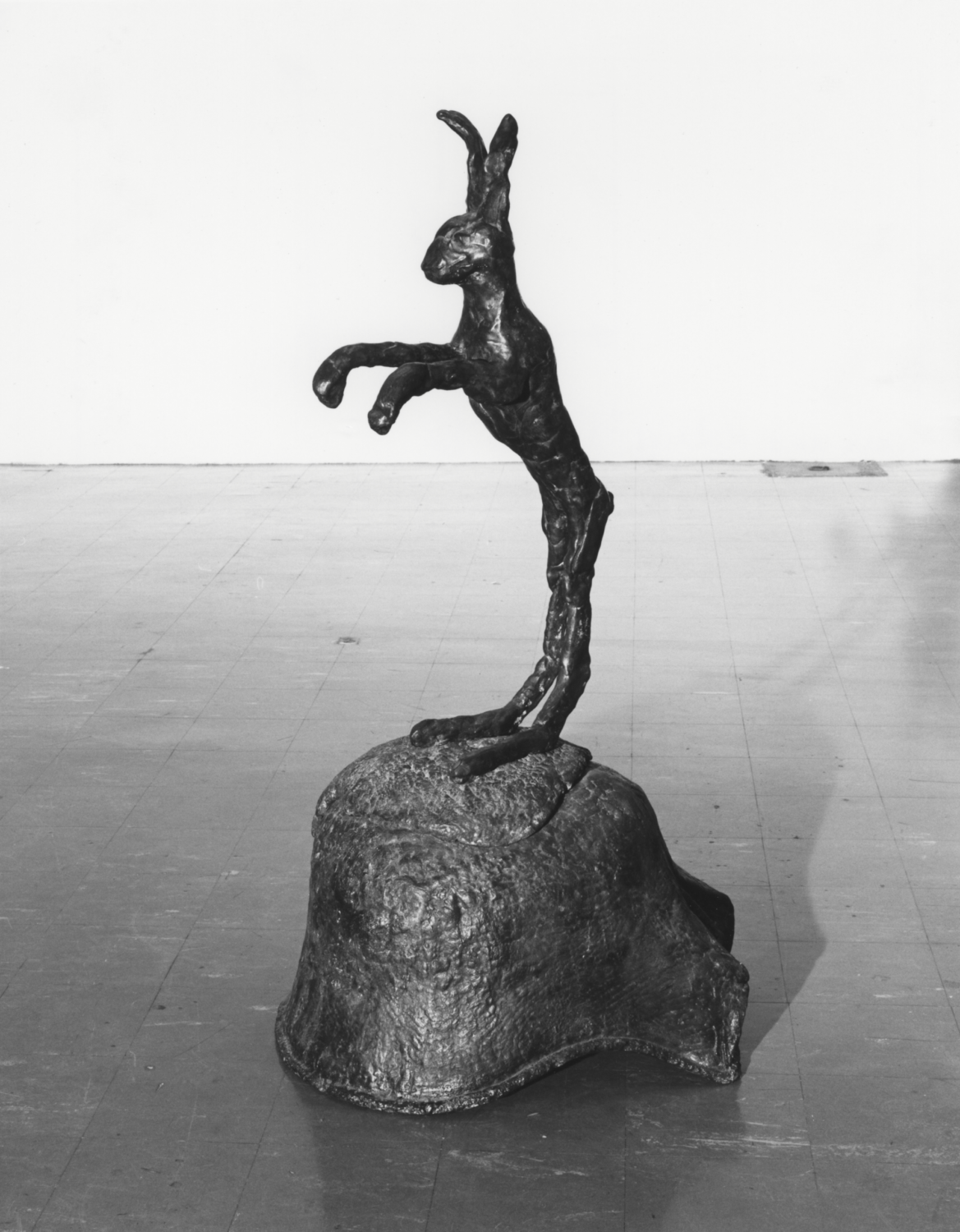 Hare and Helmet II | Bronze Sculpture Art 1981 | Barry Flanagan