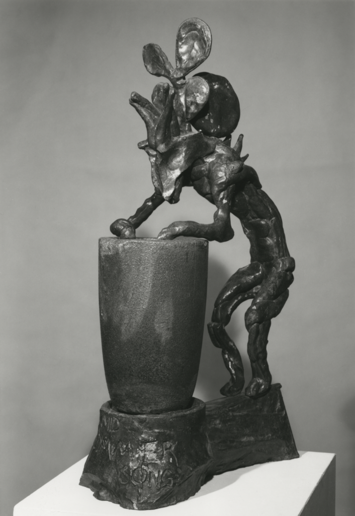 Hare and Vase (Midsummersong) | Bronze, Ceramic Sculpture Art 1984 ...