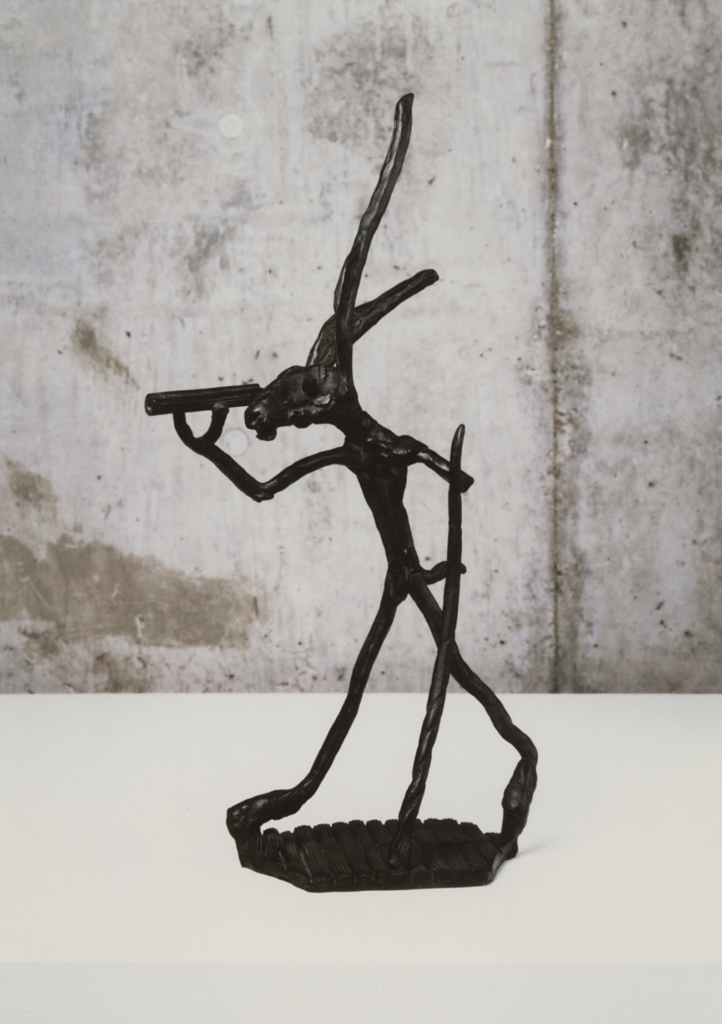 Hare with Telescope | Bronze Sculpture Art 1990 | Barry Flanagan